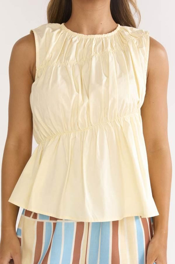 Sammy Top - Lemon – Pipi’s Boutique
